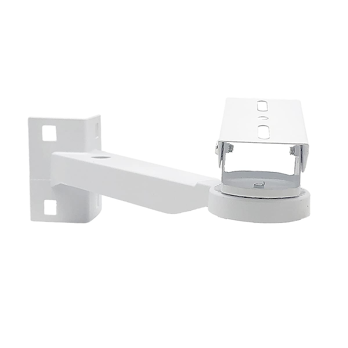 OwlCat Universal Indoor Outdoor Wall Mount CCTV Security Camera Mounting Bracket Pole Mount Right Angle 90 Degree CCTV Surveillance Camera Stand, White, Length: 310mm,Width: 83mm,Height: 107mm, BR360