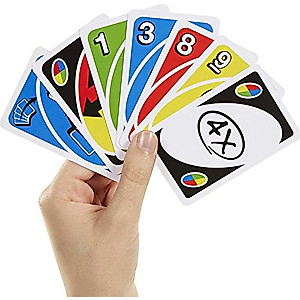 Mattel Games UNO Attack Card Game for Family Night with Card Launcher Featuring Lights & Sounds and Mega Hit Rule (Amazon Exclusive)