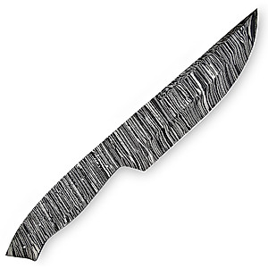 ColdLand Damascus Steel Knife Blank Blade for Knife Making Supplies - Handmade Knife Blanks Full Tang Steel Blade - knife blade for DIY Knives Making Sharp Blades