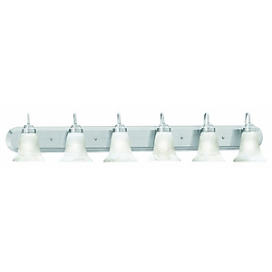 Thomas Lighting SL758678 Homestead Bath Light, Brushed Nickel 48w x 9h x 7D