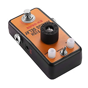 EX-GEAR Echo Fish Analog Delay Guitar Pedal with Drama Switch, True Bypass