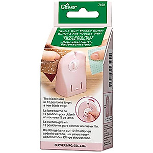 Clover Needlecraft Inc. Quick Cut Thread Cutter Notion, Pink