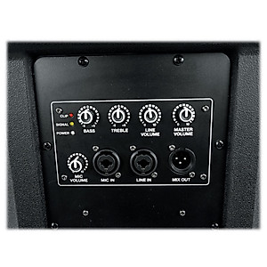 Rockville DX15 15" Class D 2000w PRO Powered Active DJ PA Speaker 500w RMS! Loud,Black