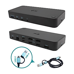 i-tec USB 3.0/USB-C/Thunderbolt 3X 4K Docking Station - Black - Value for Money, Easy to Use