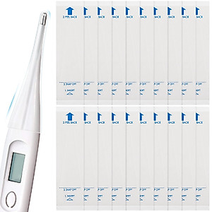 200pcs Covers Disposable Thermometers Sleeves Digital Covers Sleeves for Oral Armpit Rectal Electric