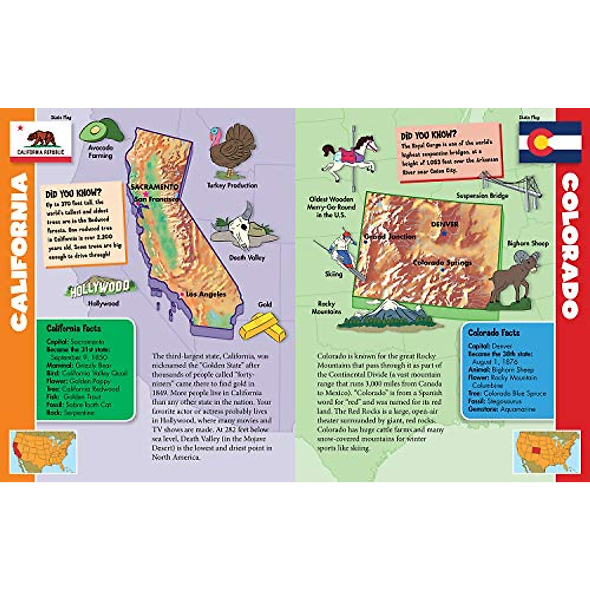 America's 50 States: Maps, Flags, Dates, and Fun Facts!
