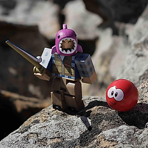 Roblox Action Collection - MeepCity Fisherman Figure Pack [Includes Exclusive Virtual Item]