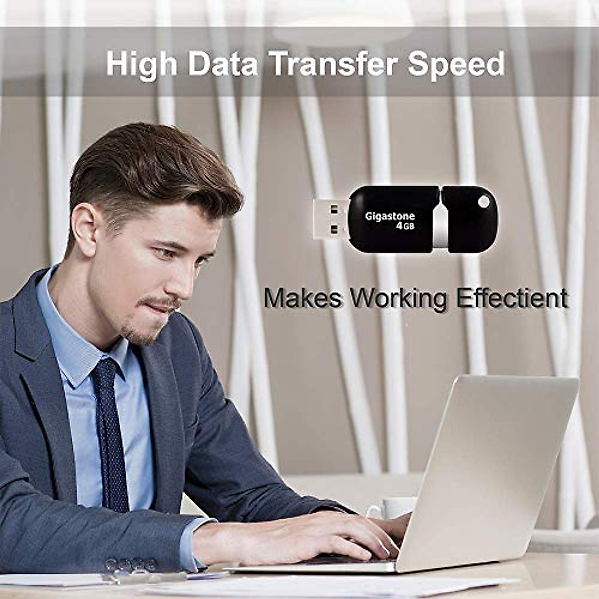 Gigastone V10 4GB USB2.0 Flash Drive 4G Flash Drive Thumb Drive Memory Stick Pen Drive Capless Retractable Design