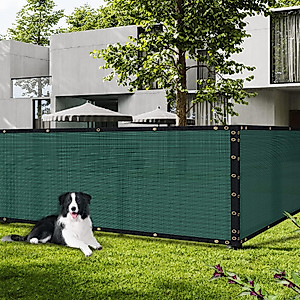 SEKKVY 4' x 50' Privacy Screen Fence, 90% Blockage Mesh Shade Net Cover for Garden, Wall, Chain Link Fence