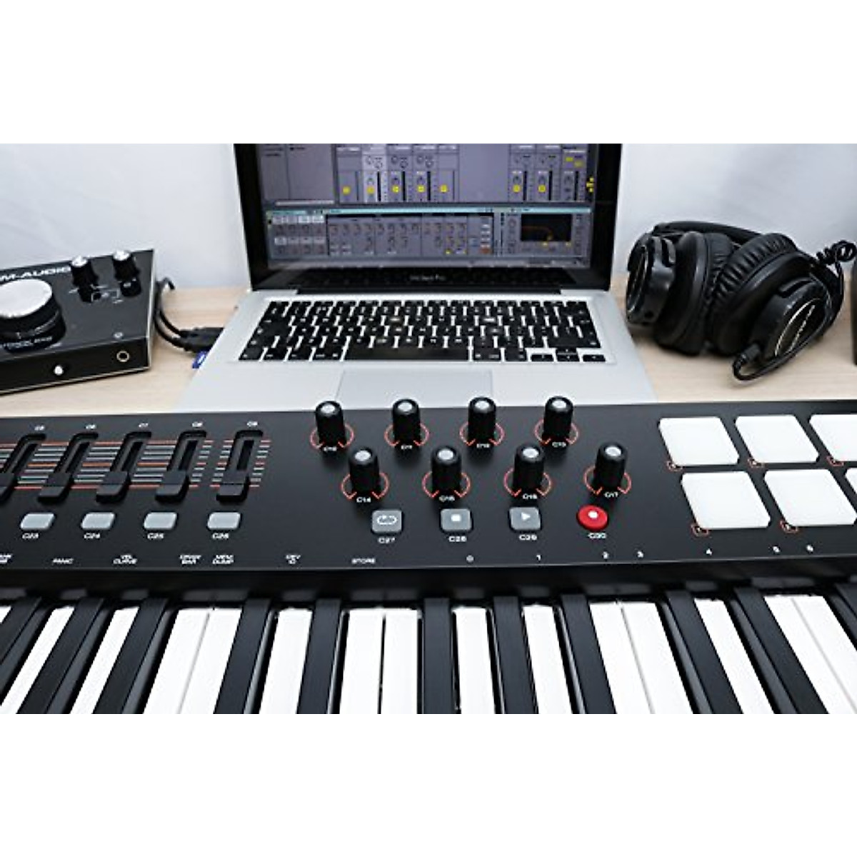 M Audio Oxygen 49 IV | 49 Key USB/MIDI Keyboard With 8 Trigger Pads & A Full Consignment of Production/Performance Ready Controls