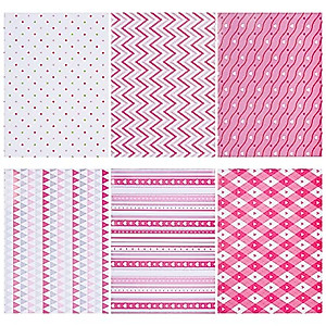 Wrapping Paper Sheets - Folded Flat Valentine Pattern Paper Pack Set Gift Wrap 27.5" x 19.7" Decorative Paper for Weddings,Valentine, Birthday, Romantic Gifts 8 Sheets