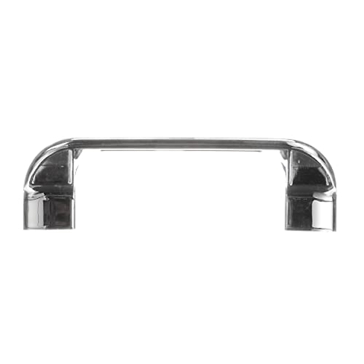 Component Hardware 5" OC Chrome Plated Die Cast Offset Pull Replacement Handle for Commercial Refrigeration and Washer Units