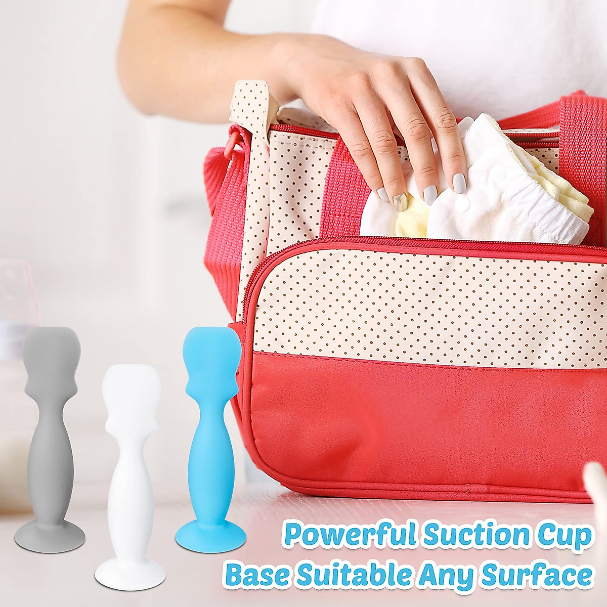 6 Pack Baby Diaper Cream Spatula Applicator Soft Silicone Baby Butt Paste Spatula Diaper Rash Cream Brush for Baby Newborn (Small)