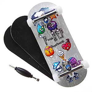 P-REP Standard Complete Wooden Fingerboard Turnt Up Storm 34mm