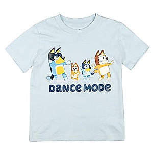 Bluey Toddler Boys 3 Pack Graphic T-Shirts 3T Blue