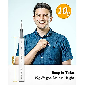 Sampoet 4-in-1 AirPods Cleaner Kit, New Generation Multifunctional Airpods Cleaner with Soft Brush for Earbud, Headphone, Keyboards, Camera, Mobile Phone (White 1 Pack)