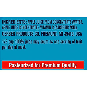 Gerber Toddler Juice Bottles (Apple)