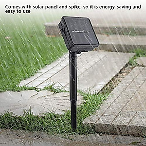 GOTOTOP LED Outdoor String Lights,Durable Solar Powered 30 LED Globe Balls Fairy Lights for Indoor Outdoor Home Garden Yard Halloween Party Lamp Decor