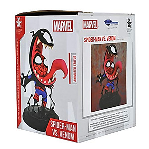 DIAMOND SELECT TOYS Marvel Animated Venom & Spider-Man Statue,Multicolor,5 inches