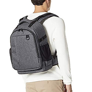 Amazon Basics DSLR Camera Backpack (High Density Water-Resistant 840D Polyester) - Ash Gray