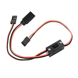 3Pack ShareGoo JR Style 3 Way Power On Off Switches RC Switch Receiver for RC Car Truck Airplane Helicopter,11.8"