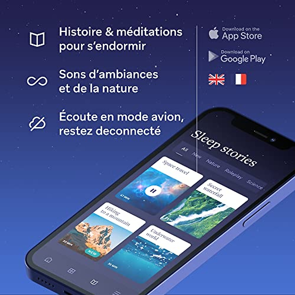 HoomBand Wireless | Bluetooth Innovative Headband for Sleep, Travel, Meditation | Charging Cable Included & Free Access to Hypnotic Stories Created by Sleep Experts (Size S)