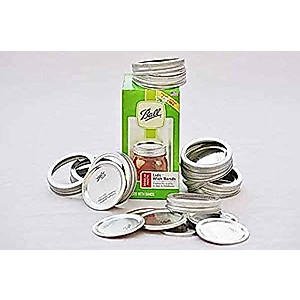 Ball Regular Mouth Lids and Bands (12-Pack)