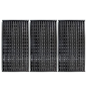 VICOOL 17" Porcelain Coated Infrared Grill Grates for 2 and 3 Burner Charbroil Tru-Infrared 300, 450 and Performance Models 463371716 463633316; G460-0500-W1