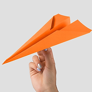 JAM PAPER Colored 24lb Paper - 90 gsm - 8.5 x 11 - Ultra Orange - 50 Sheets/Pack