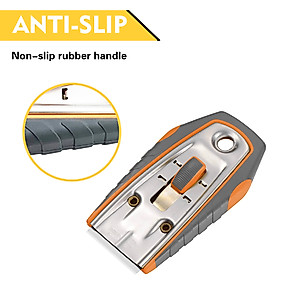 XW Razor Blade Scraper Set, Putty Knife Paint Scraper with Quick Blade Change, Extra 20 Blades Included, 2-Pack