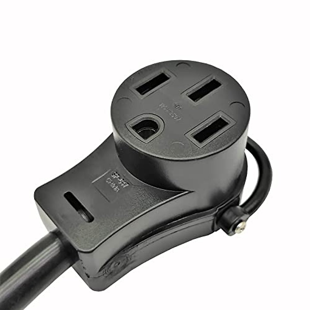 Parkworld 691869 Power Adapter Cord 3-Prong Generator 30A Locking L5-30P Male to RV 50 AMP 14-50R Female (Two hots bridged) with Handle (for RV ONLY, NOT for Tesla)