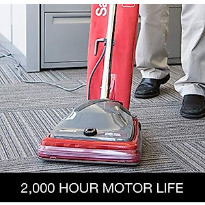 Sanitaire TRADITION Upright Commercial Bagged Vacuum, SC684G Red