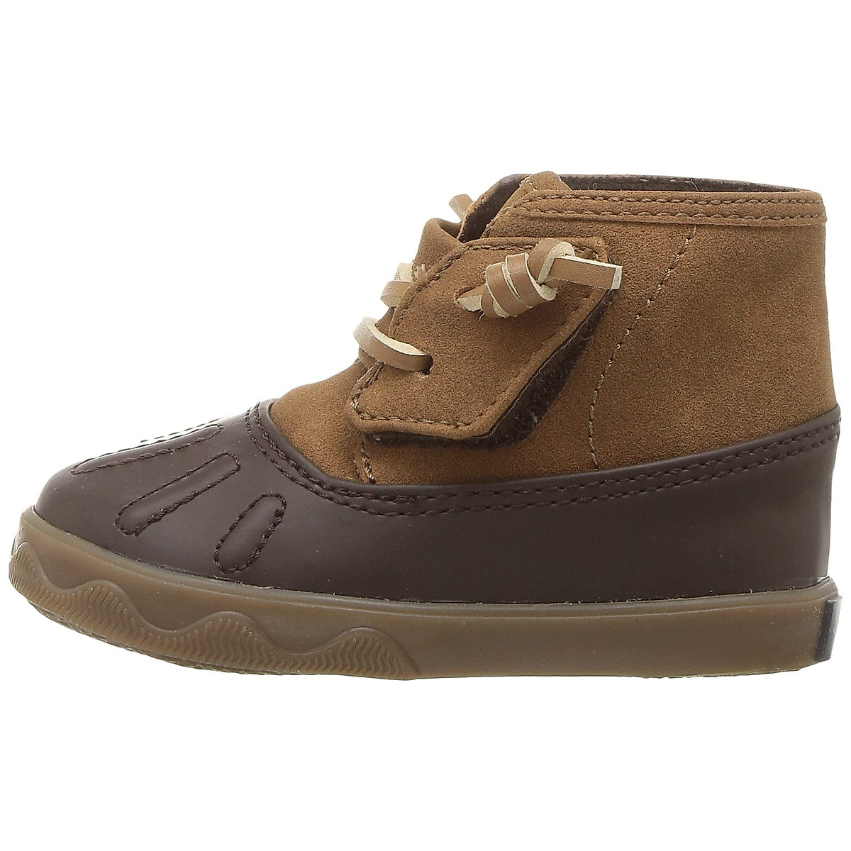 Sperry Kids Footwear Baby Icestrom Crib Boot, Tan/Brown, 3 US Unisex Infant