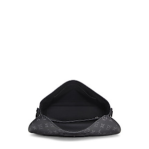 Louis Vuitton, Pre-Loved Black Monogram Eclipse Voyager Messenger PM, Black