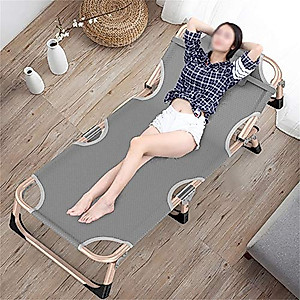 CHLDDHC Desk Chairs Folding Sunbed Cushion,Lay Flat Garden Sun Chair, Adjustable Backrest Outdoor Patio Loungers (Color : A)