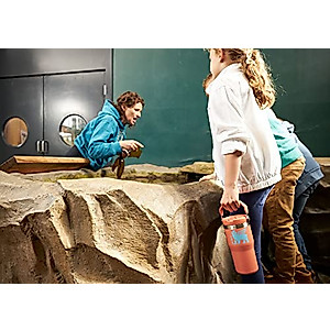 Stanley Classic IceFlow Flip Straw Tumbler for Kids (8 or Above), 20oz, Stan the Bear Stainless Steel , with Double-Wall Vacuum Insulation