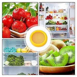 Fruit Keeper For Fridge - Silicone Food Storage Containers | Avocado Saver Container | Fruits Preservation With Sealing Lid | Reusable Food Holder | Fruit Storage Containers For Fridge | Onion Saver