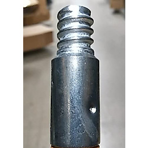 SPARTA 4029000 Stainless Steel Grill Brush, Grill Scraper With Metal Bristles, 30.5 Inches, Black