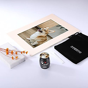 OTXIXTO Custom Mini Keepsake Urns for Human Ashes Customized Photo Symbol Birthstone Small Urns Stainless Steel Decorative Black Urns Cremation Holder Pet Ash Containers