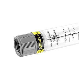 Fafeicy Tube Type Flow Meter, for Gas Liquid Pipeline Flow-Meter 0.5-5 GPM / 1.8-18 LPM Used in Water Industrial Field