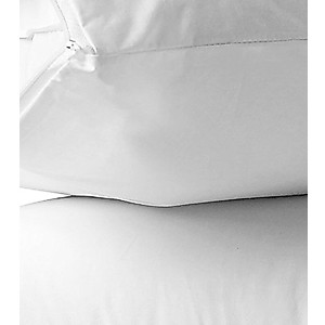 AllerEase 100% Breathable Cotton Pillow Protector for Sleeping, King 36" x 20" (Pack of 1) 2 Count