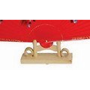 "Bamboo Hand Fan Stand For 13"" Or 9"" Fans (FAN NOT INCLUDED)"