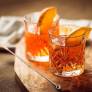 7.5 Inches Stainless Steel Coffee Beverage Stirrers Drink Swizzle Stick with Small Rectangular Paddles, Set of 8 Beverage Stirrers for Coffee Cocktail Chocolate Milk Juices (Multicolor)