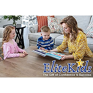 Premium Edition 11x8.5 Inch EliteKids Large Magic Practice Copybook for Kids- Kindergarten Numbers and Math 2-Book Set, Preschool K-1 Groove Number Math Workbooks with Magical Pens