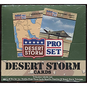 Pro Set Desert Storm Trading Cards Box