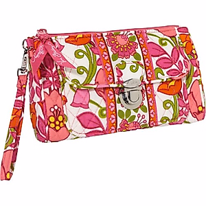 Vera Bradley Pushlock Wristlet (Lilli Bell)