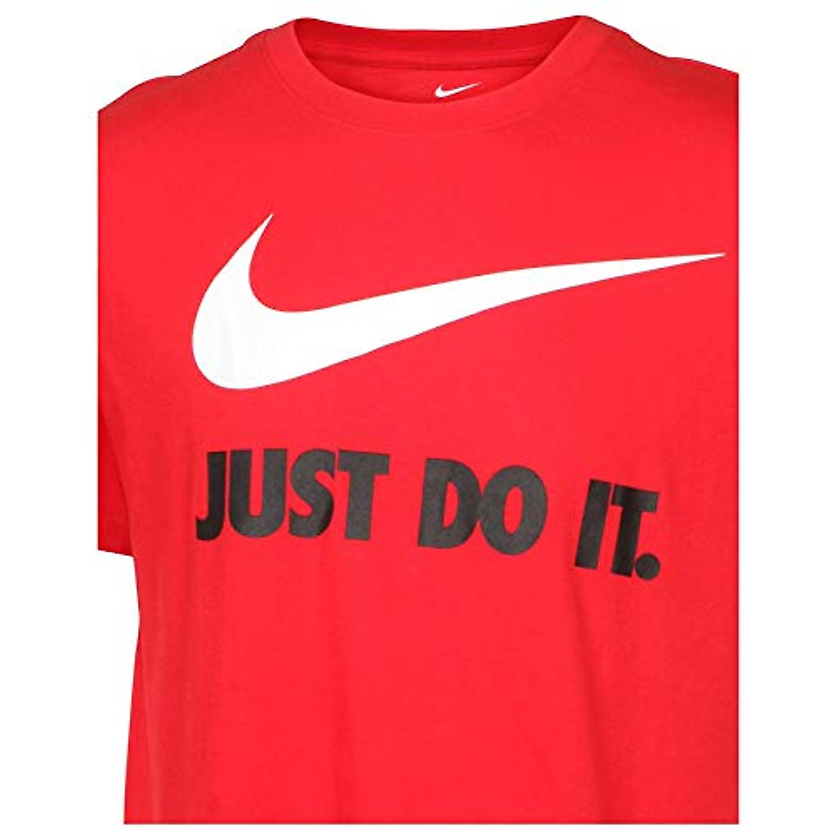 Nike Men's Just Do It Swoosh Graphic Tee (X-Large, University Red)