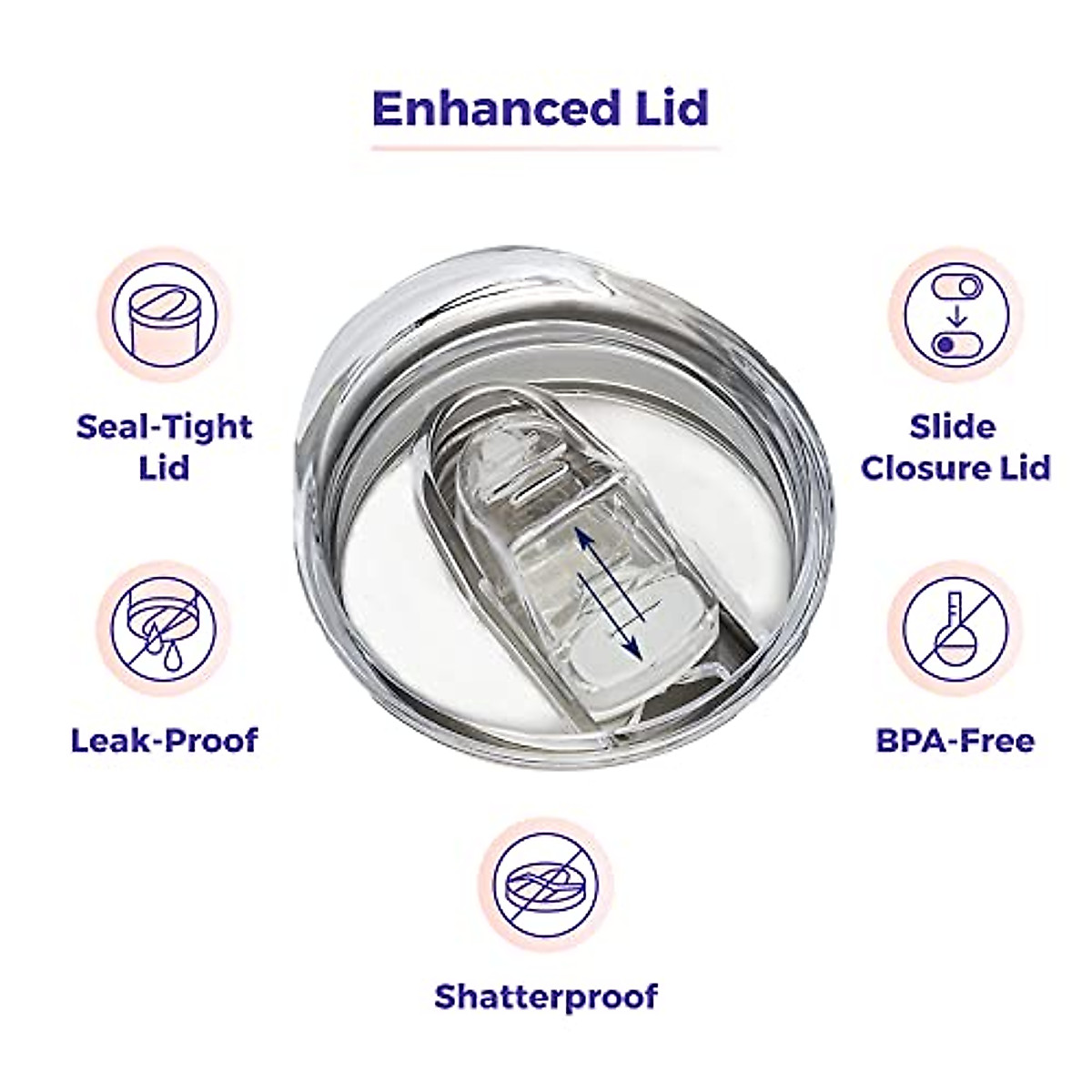 Wifey Tumbler | 22 Ounce White Engraved Stainless Steel Insulated Tumbler with Slide Close Lid and Straw | Bridal Shower | Bride To Be Gifts | Engagement Gift | Valentine's Day Gifts