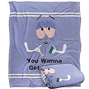 South Park Towelie Wanna Get High Officially Licensed Silky Touch Super Soft Throw Blanket 50" x 60"