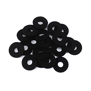Honbay 20pcs Black Rubber Protector Premium Strap Locks